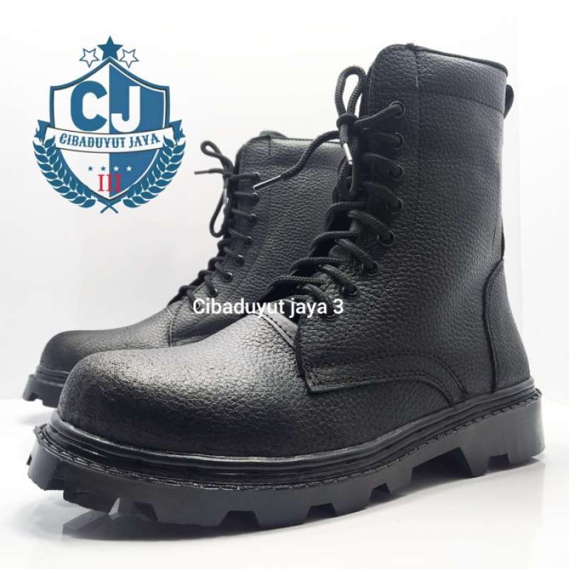 Jual Sepatu Pdl Kopasus Pdl Tni Polri Hitam Kulit Jeruk Satpam Sol ...