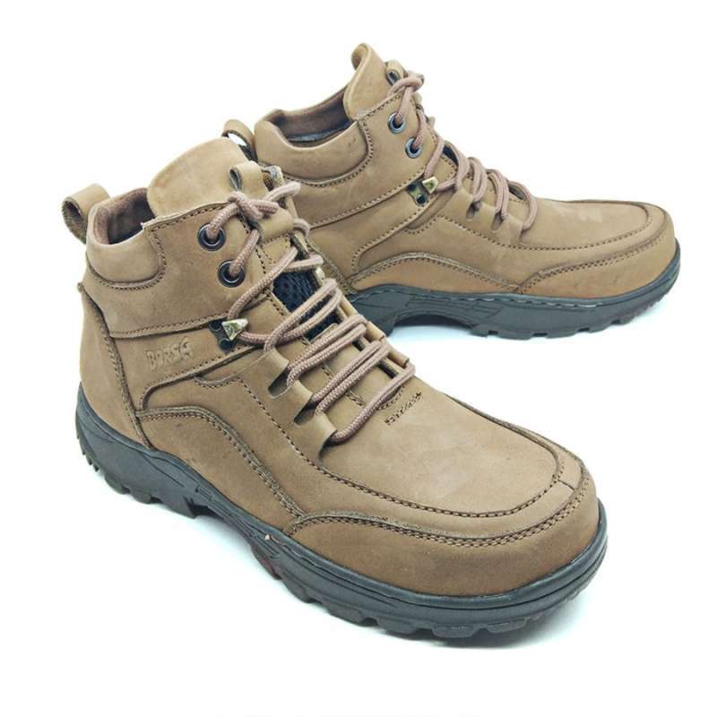 Promo Mivsso Sepatu Safety Boots Ujung Besi Pria Kulit Asli Cruiser ...