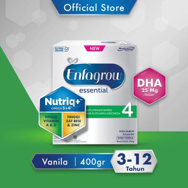 Promo Enfagrow Essential 4 Susu Formula 4 Tahun 400gr Diskon 23% Di ...