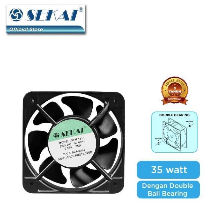 Promo Sekai Vfn 1515 Cooling Fan Panel 15 Inch Kipas Angin Pendingin ...