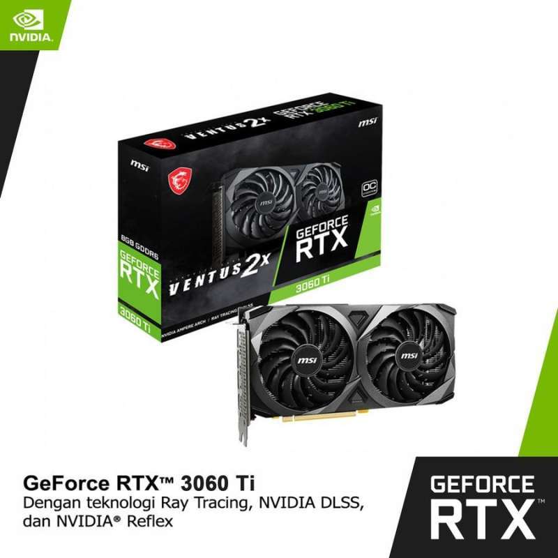 Jual Msi Rtx 3060 Ti Ventus 2x Oc 8gb Ddr6 Vga Card Nvidia Geforce 3060ti Di Seller Ssk Computer ...