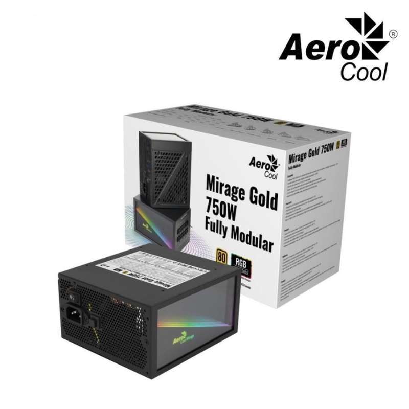 Jual Power Supply / Psu Aerocool Mirage Gold 750w Fully Modular Rgb Di Seller Ssk Computer ...