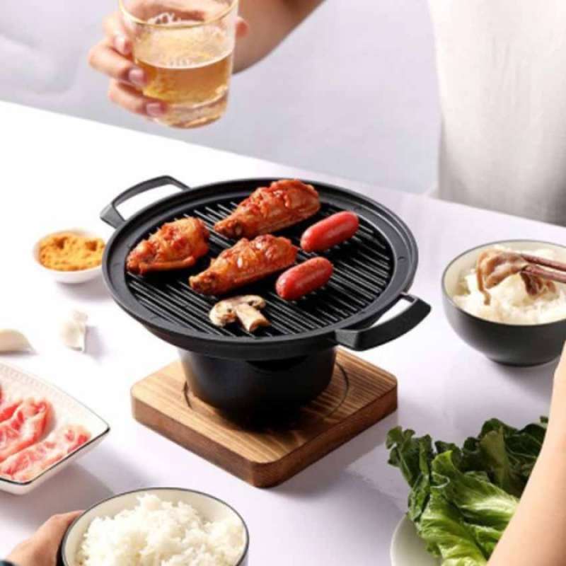 Jual Alat Panggangan Racha Bbq Tungku Arang Bulat Mini Japanese Grill ...