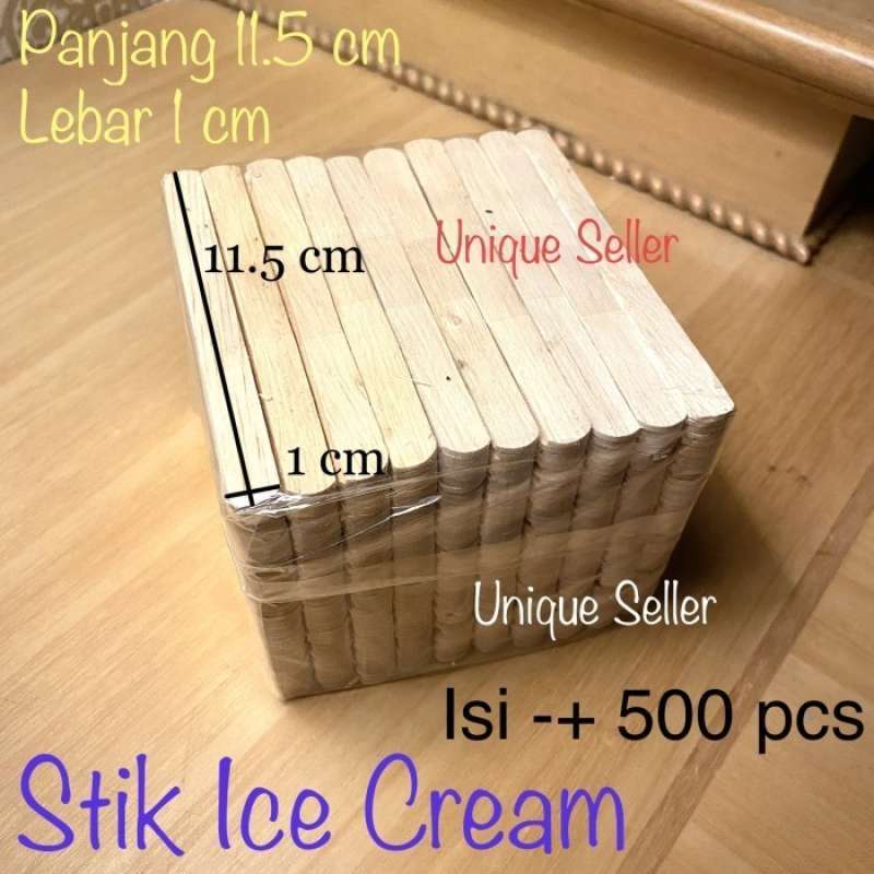 Jual Stik Es Krim Kayu / Stik Ice Cream Kayu Di Seller Belanja-id ...