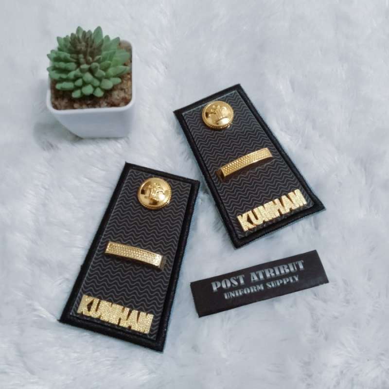 Jual Pangkat Pdh Kumham Golongan 3a-3d Pdh Logam Akrilik Terbaru - 4a ...