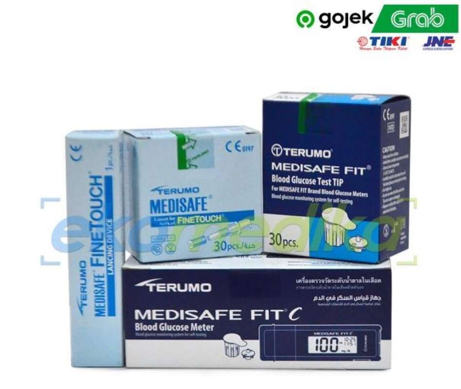 Promo Terumo Medisafe Fit C Lengkap 1 Set / Alat Cek Gula Darah Terumo ...