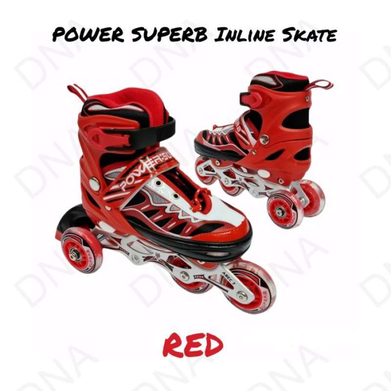 Promo Sepatu Roda Power Superb Bajaj Merah (+ Baut Bajaj) - M Diskon 29 ...