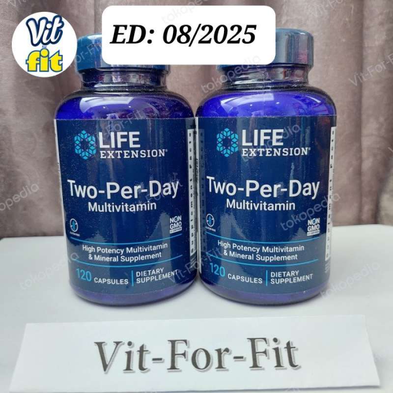 Promo Life Extension Two Per Day Multivitamin Mineral - 120 Caps Diskon ...