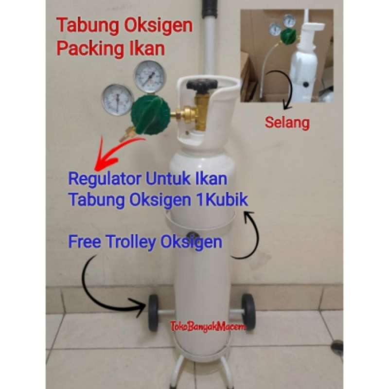 Promo Tabung Oksigen Untuk Packing Ikan + Regulator + Diskon 23% Di Seller Albeta Store ...