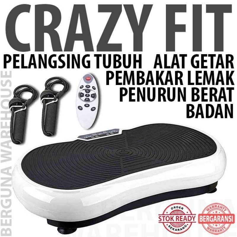 Promo Alat Olahraga Getar Fitness Pelangsing Tubuh Pembakar Lemak Crazy ...