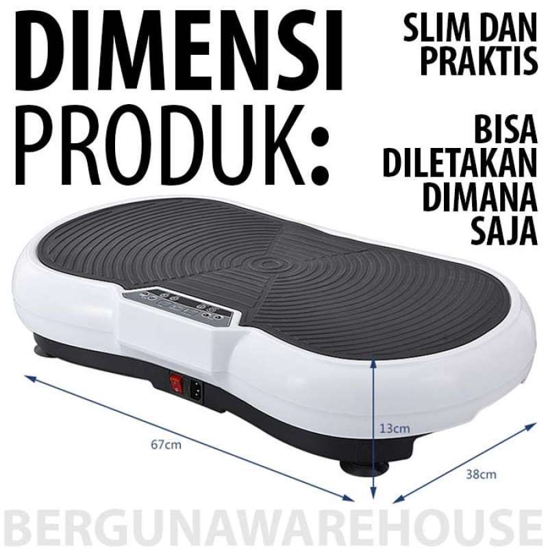 Promo Alat Olahraga Getar Fitness Pelangsing Tubuh Pembakar Lemak Crazy ...