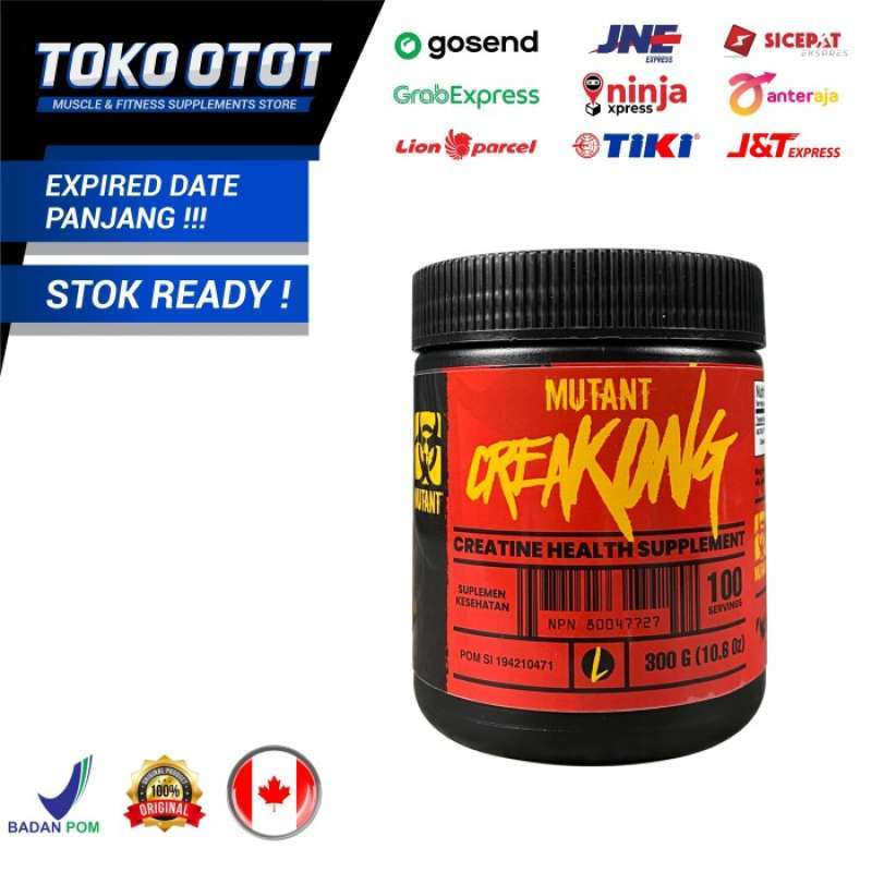 Promo Mutant Creakong 300 Gr Creatine 300gr 4 Gram X 75x Servings ...