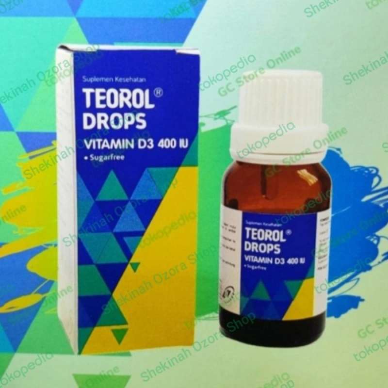 Promo Teorol Drop Vitamin D3 Tetes 400iu Sugarfree Tanparasa Diskon 23% ...