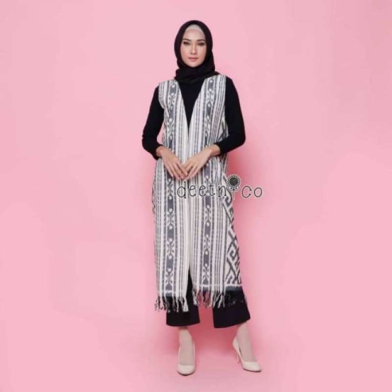 Jual Long Vest Tenun Baju Batik Wanita Di Seller Zati Shop - Cengkareng ...