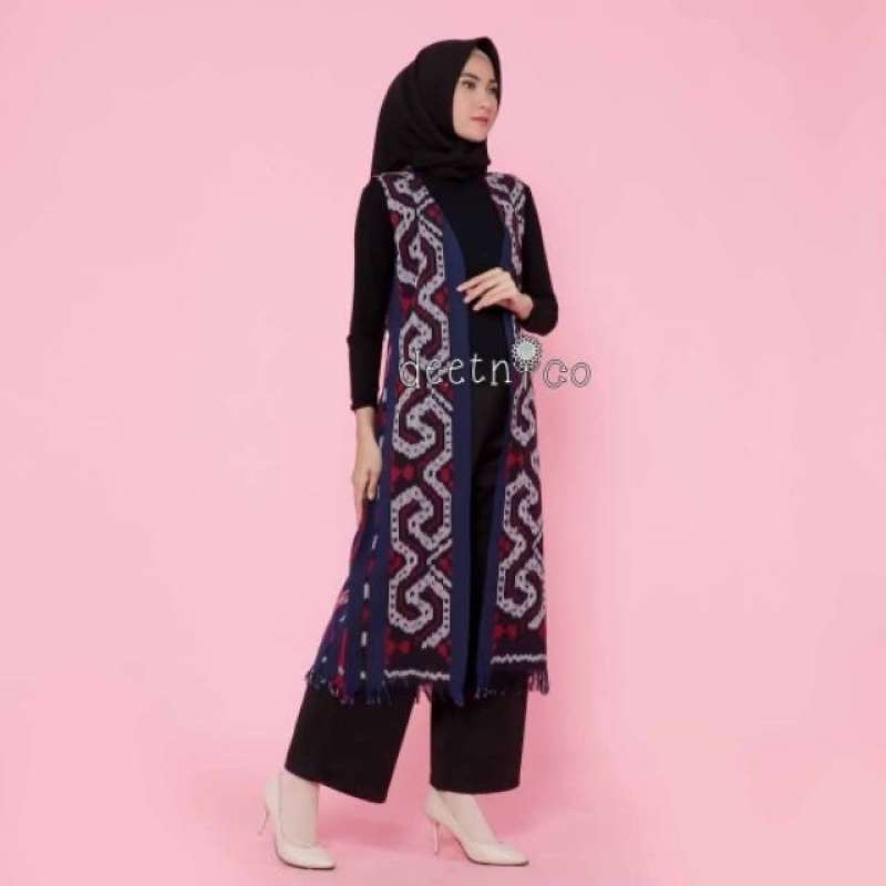 Jual Long Vest Tenun Baju Batik Wanita Di Seller Zati Shop - Cengkareng ...