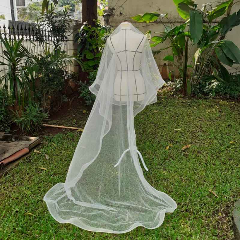 Jual Wedding Veil 14 Kerudung Pernikahan 2 Meter Di Seller Zati Shop ...
