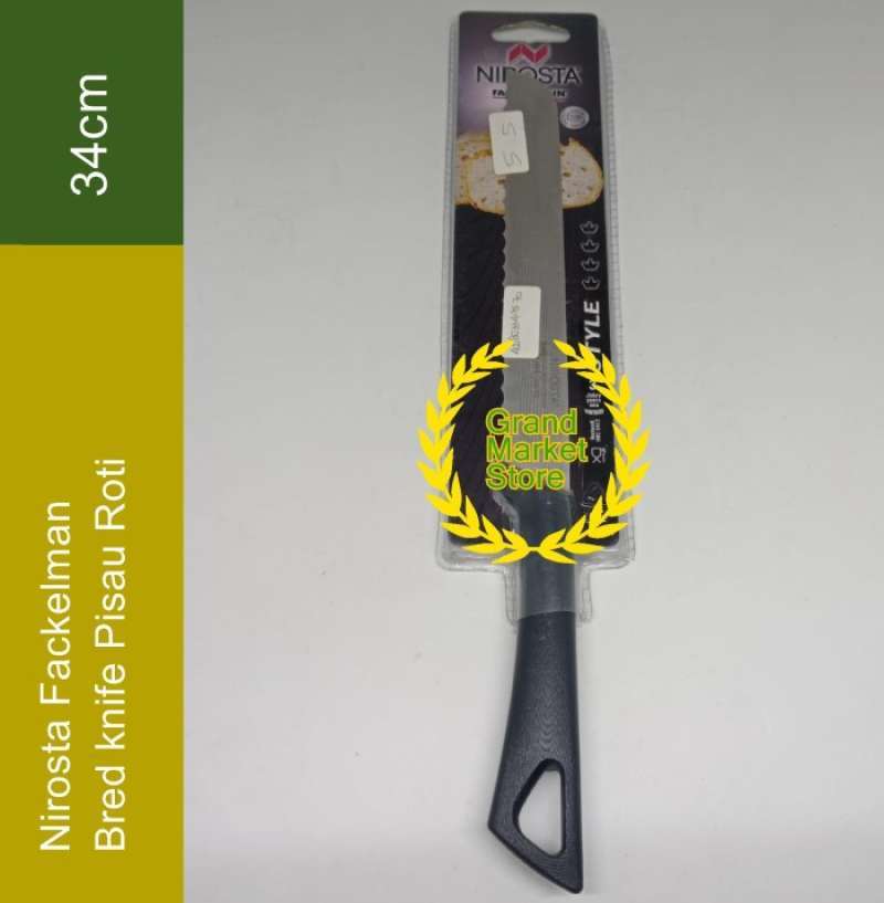 Promo Bread Knife Nirosta Fackelmann Pisau Potong Roti Stainless Steel ...