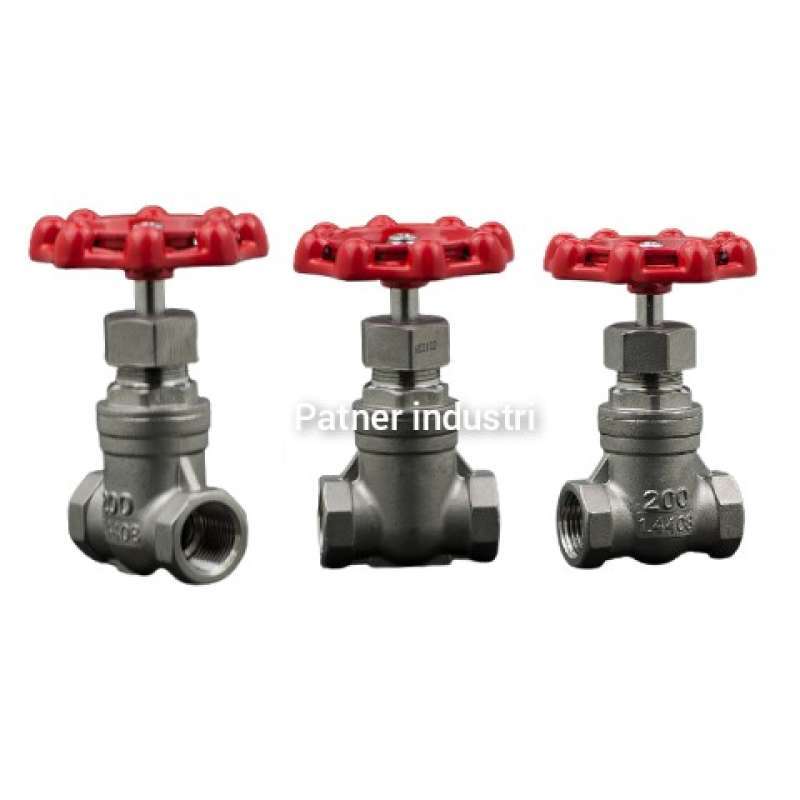 Promo Gate Valve Stainless Steel / Stop Kran Putar 1/2 Inch Diskon 23% ...