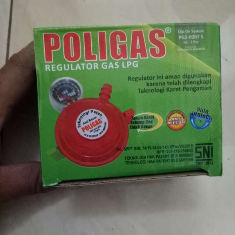 Promo Regulator Poligas /kepala Tabung Gas/otomatis Anti Bocor/kunci ...
