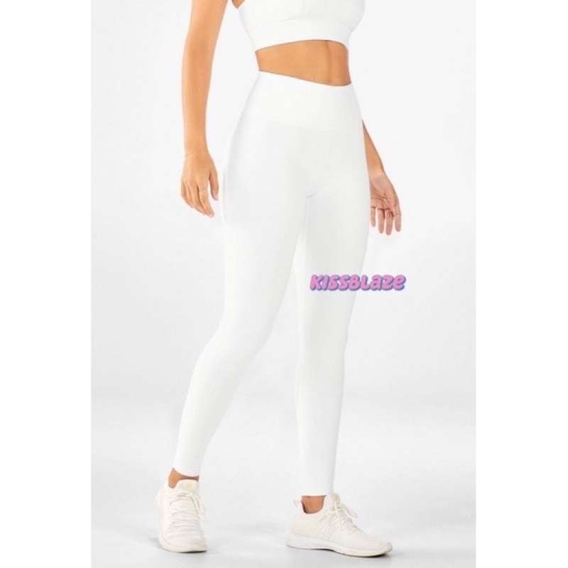 Jual Legging Sakti Putih Hw | High Waist Import Premium | Tebal Super ...