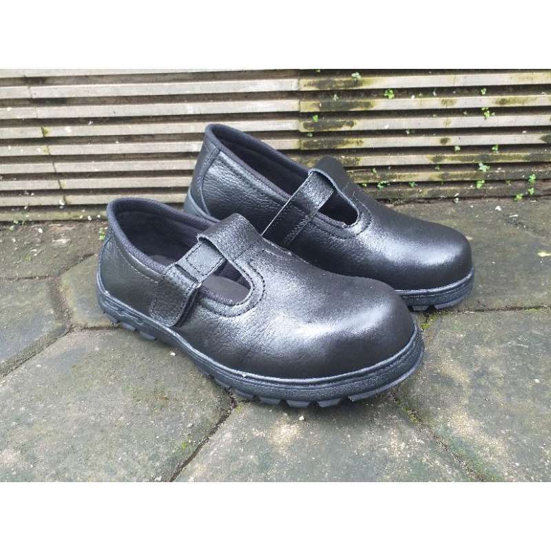 Promo Bevera Sepatu Safety Wanita Ujung Besi Asli Kulit Sapi,sepatu ...