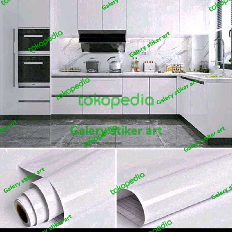 Promo Stiker Vinyl Putih Polos Cocok Untk White Board & Penutup Kaca ...