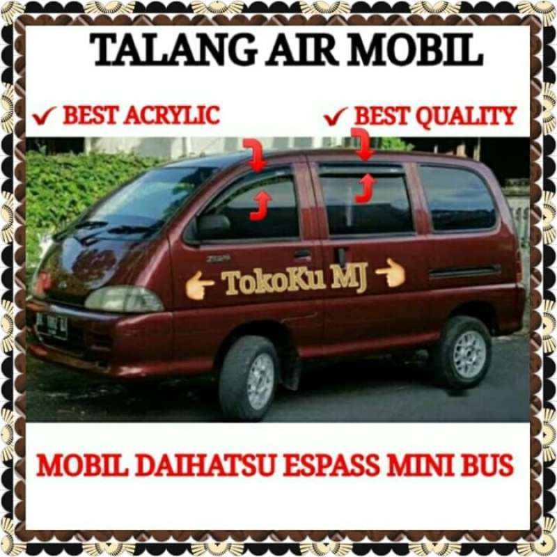 Promo Talang Air Mobil Daihatsu Zebra Espass - Model Lebar - 4 Pintu ...