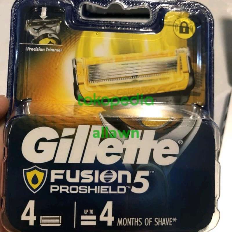 Jual Gilete Fusion 5 Proglide Proshield Refill 4 Piece Di Seller Pro-id ...