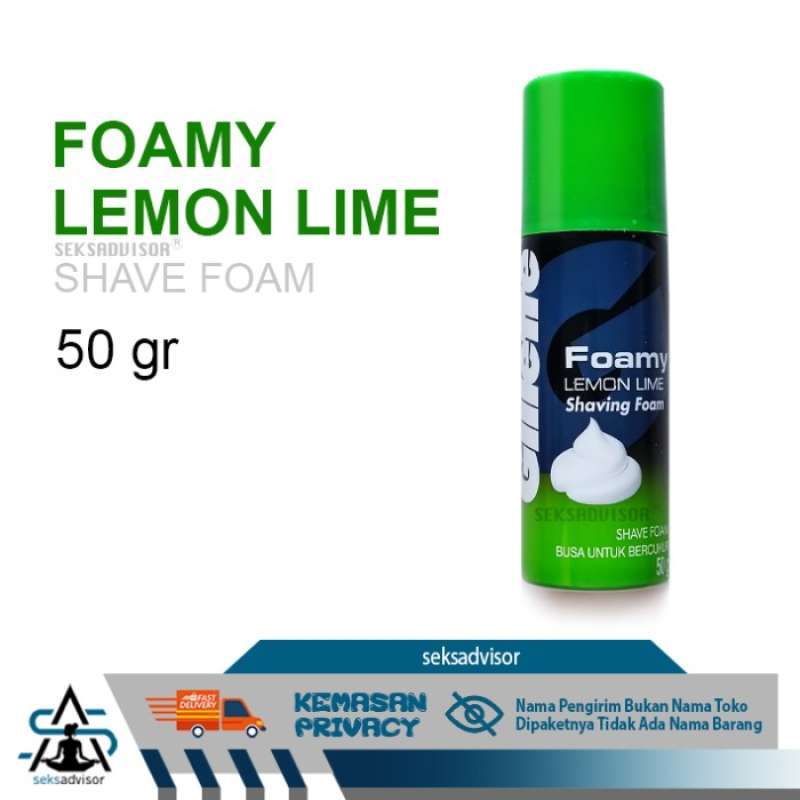 Jual Gillette Foam Shave Foamy Lemon Lime. Cream Krim Alat Cukur - 50 ...