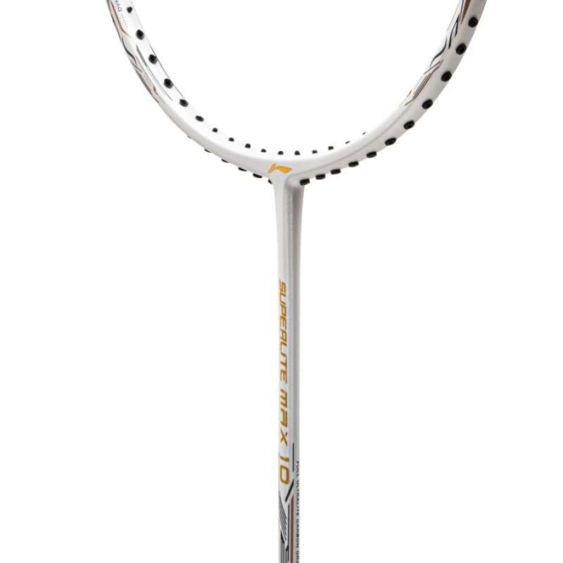 Promo New Full Set Raket Badminton Lining Superlite Max 10 White / Gold ...