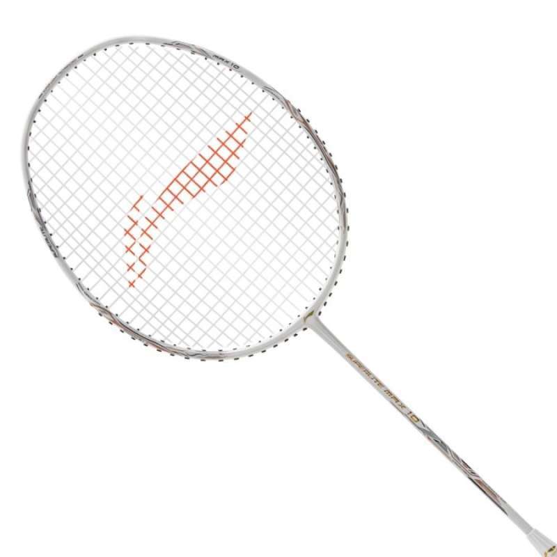 Promo New Full Set Raket Badminton Lining Superlite Max 10 White / Gold ...