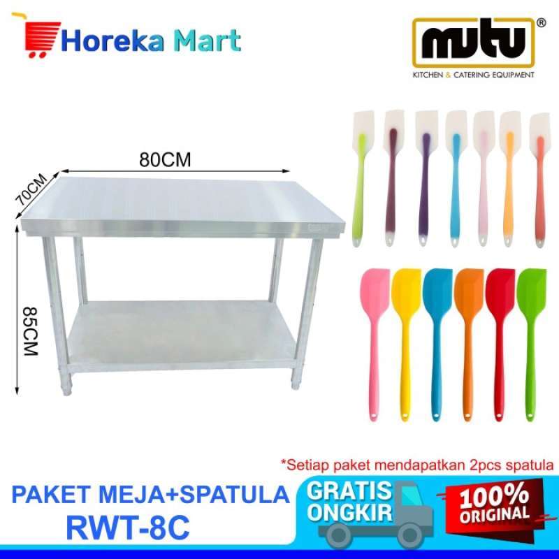 Promo Meja Stainless Steel 201 Meja Dapur Restoran Work Table Rwt-10c ...