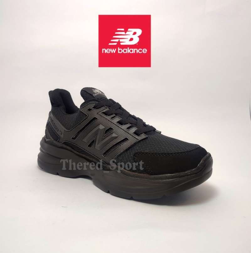 Promo Sepatu Nb Full Black Sol Paylon Pria Hitam Polos - Hitam, 39 Diskon 29% Di Seller Summerz ...