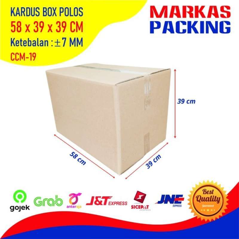 Promo Kardus Jumbo 58 X 39 X 39 | Karton | Kotak | Box | Polos | Cb/f ...