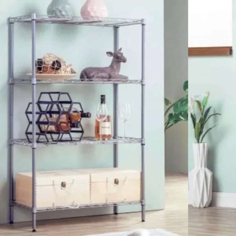 Promo Krisbow Rak Besi Stainless Serbaguna Kokoh 4 Susun Baru Diskon 19 ...