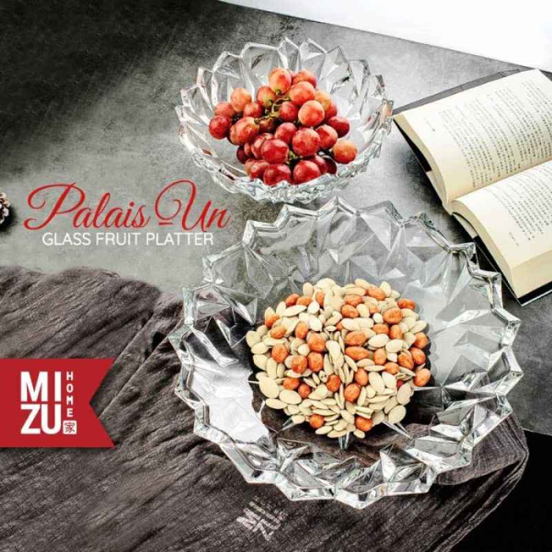 Promo Mizu Palais-un Glass Fruit Platter Piring Buah Kaca Kristal ...