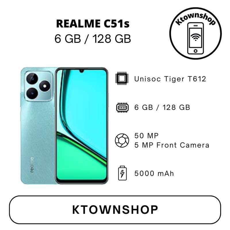 Jual Realme C51s 6/128gb Garansi Resmi Di Seller Ktownshop - Gebang ...