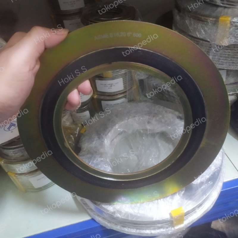 Promo Spiral Wound Gasket Ansi 600 Carbon Steel 6 Inch / Swg Cs Ansi ...