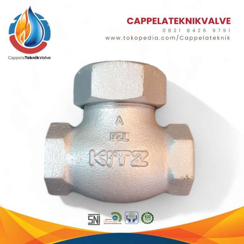 Promo Lift Check Valve Kitz 3/4 Inch Dn20 20k Ductile Iron Steam Diskon ...