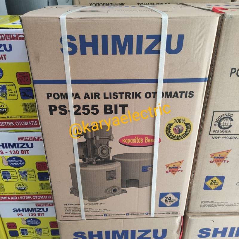 Promo Pompa Air Listrik Otomatis Shimizu Ps-255 Bit 255bit Sumur ...