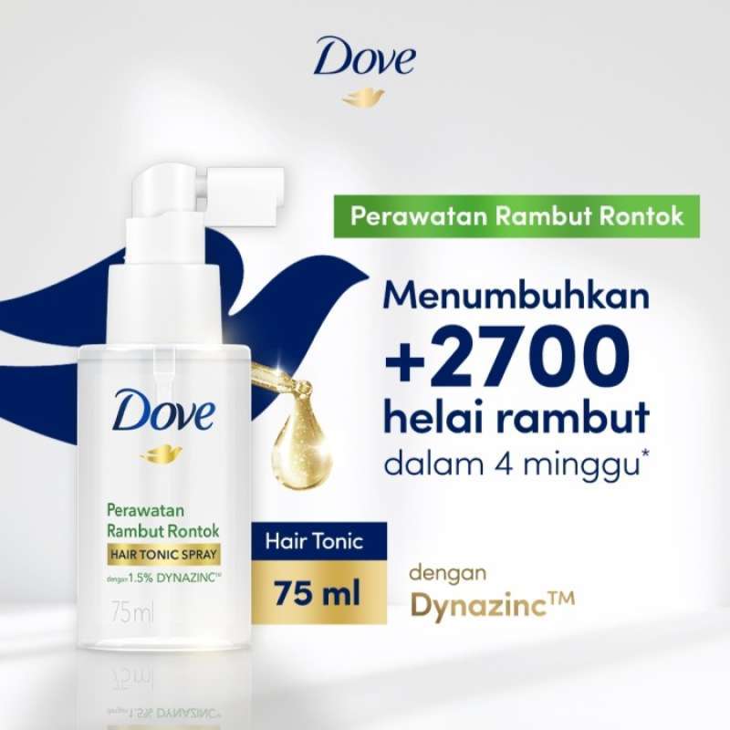Jual Dove Hair Tonic Spray Untuk Rambut Rontok 75ml Di Seller Pro-id ...