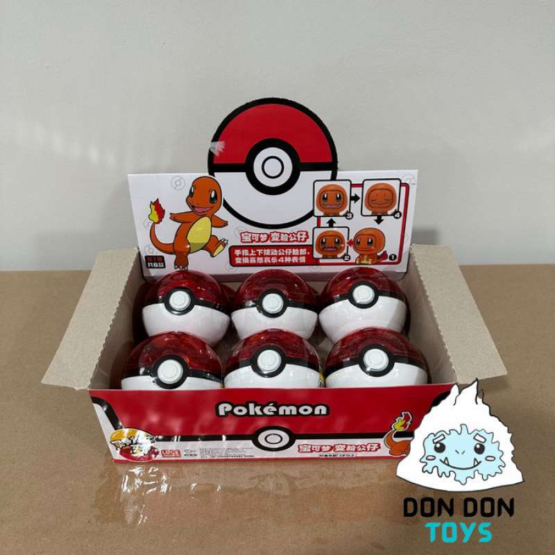 Promo Mainan Pokemon Pokeball Changing / Swap Face Faces Charmander ...