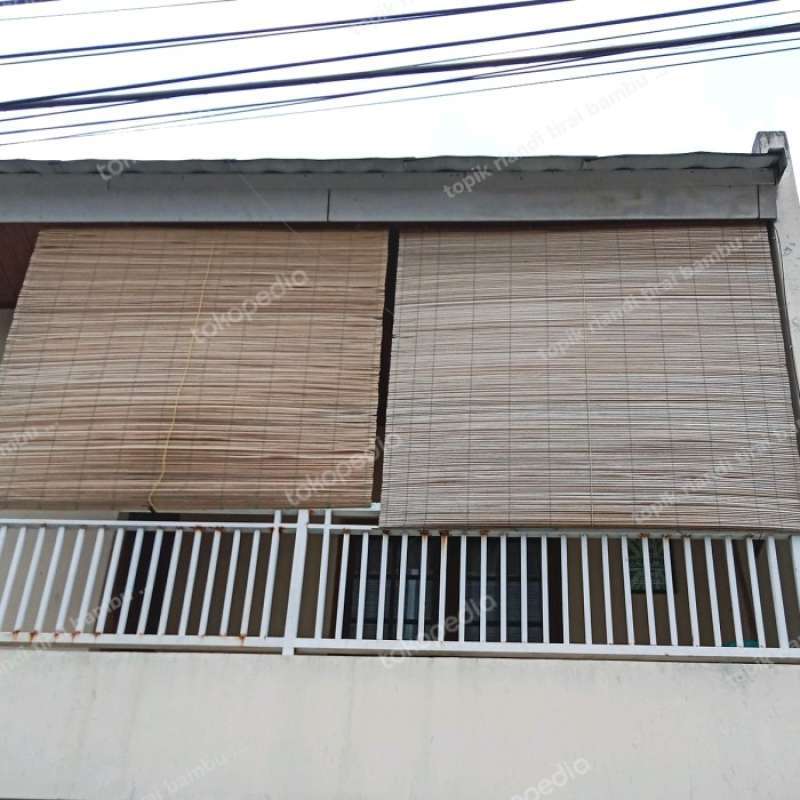 Promo Tirai Bambu/kirai Bambu Sawit Size L-190cm X T-170cm Plus Kerekan ...