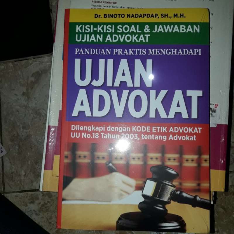 Promo Kisi-kisi Soal Dan Jawaban Ujian Advokat Panduan Menghadapi Ujian ...