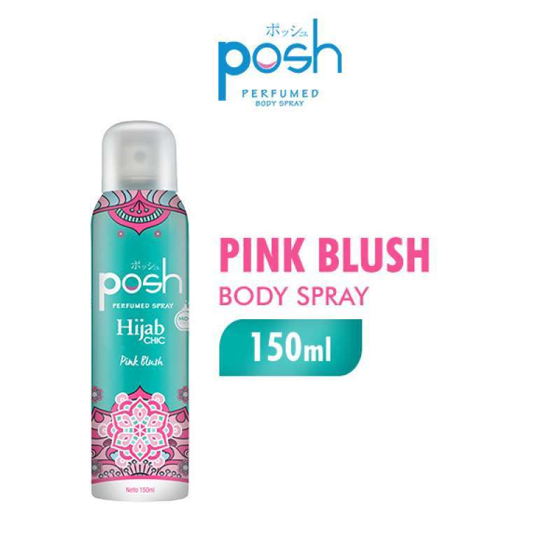 Jual Posh Hijab Body Spray Chic Perfumed Pink Blush 150 Ml Di Seller ...