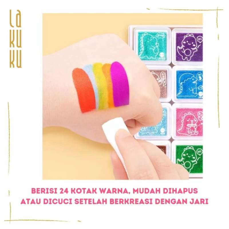 Promo Lakuku - Kreasi Mewarnai Anak Pakai Jari Finger Painting Cap ...