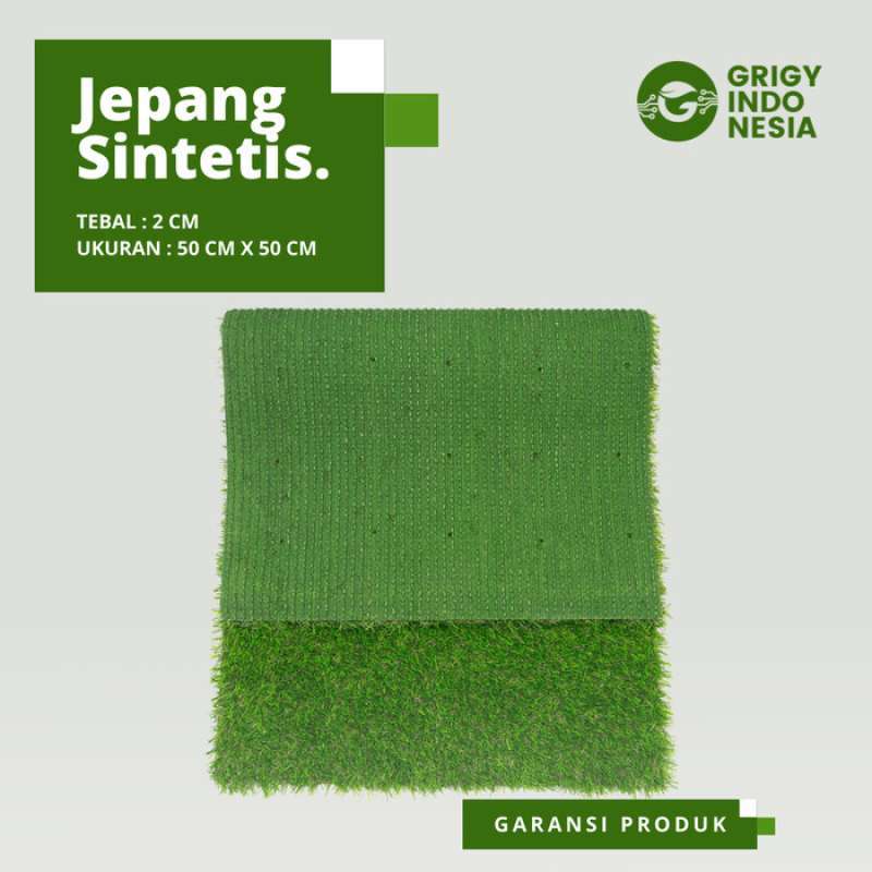 Jual Rumput Jepang Sintetis 50 X 50 Cm Ketinggian 2 Cm Di Seller Winter ...