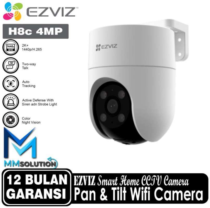 Promo Ezviz H8c 4mp 2k+ Outdoor Cctv Pan & Tilt Wifi Ip Camera Auto ...