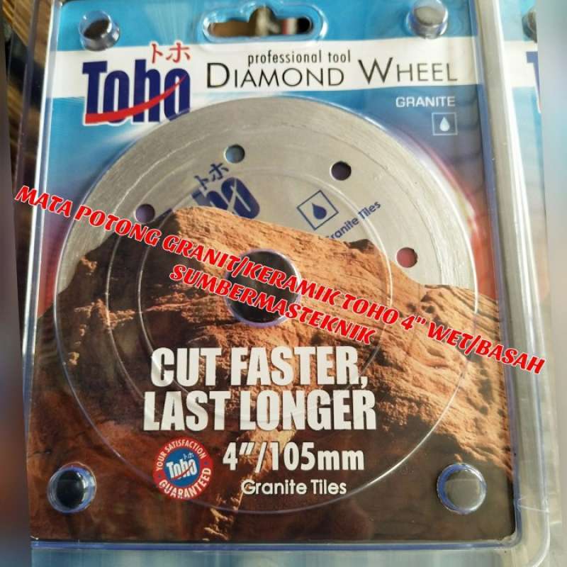 Promo Mata Potong Granit Keramik Toho 4 Whell Toho 4inch Wet Diskon 23% ... Promo Mata Potong Granit Keramik Toho 4 Whell Toho 4inch Wet Diskon 23% ...