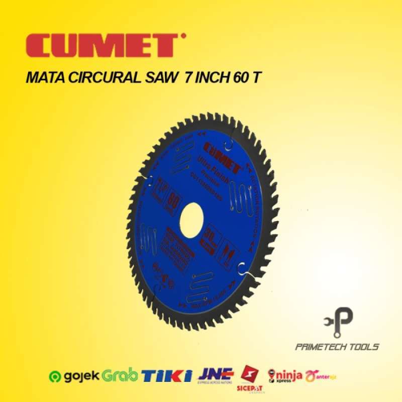 Promo Cumet Mata Circural Saw 7 Inch X 60 T Anti-kick Back Diskon 23% ...